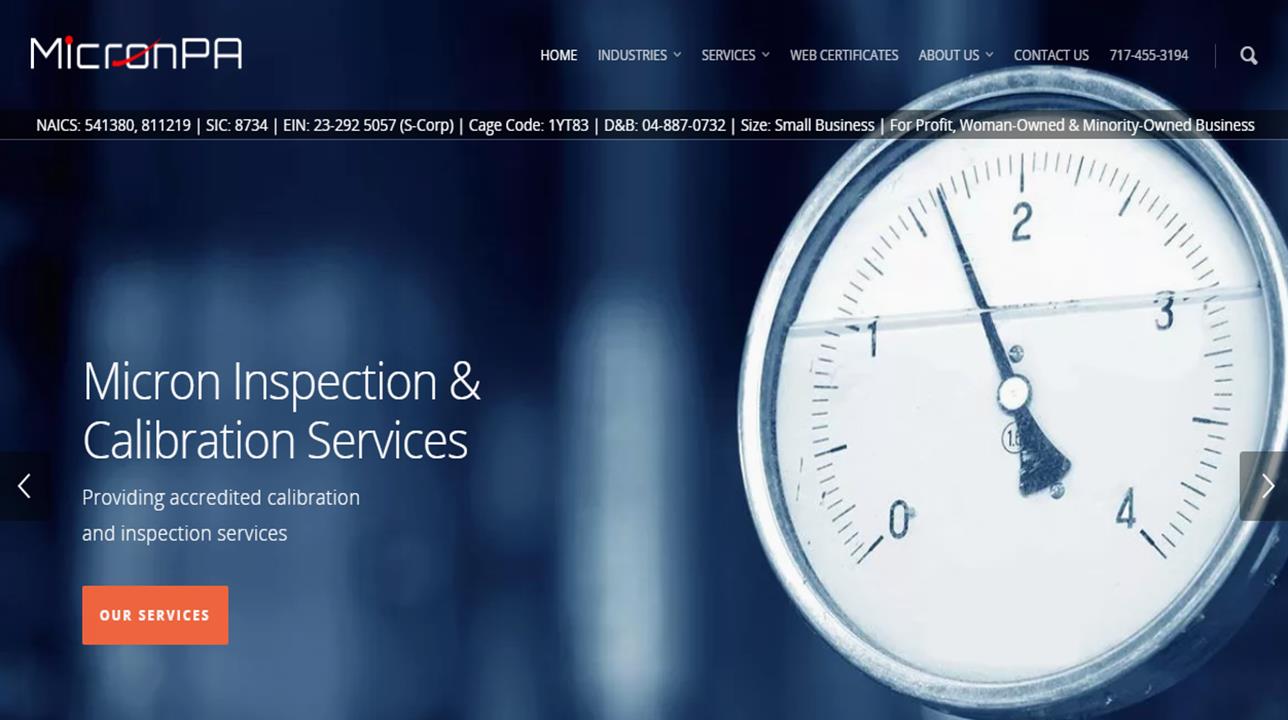 Micron Inspection & Calibration Services | Calibrating Services
